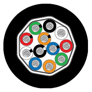 Data cable, 12 conductor - Type 5122 | ויסנס טכנולוגיות בע"מ